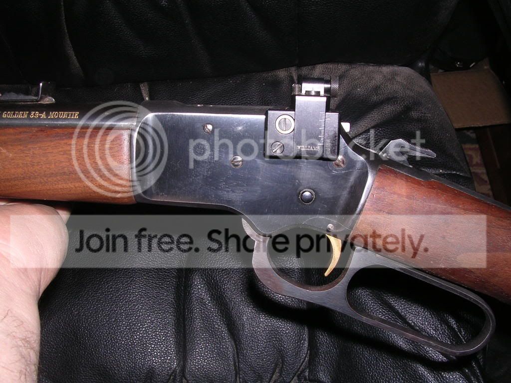 Williams 5D Peep sight on my Mountie | Rimfire Central Firearm Forum