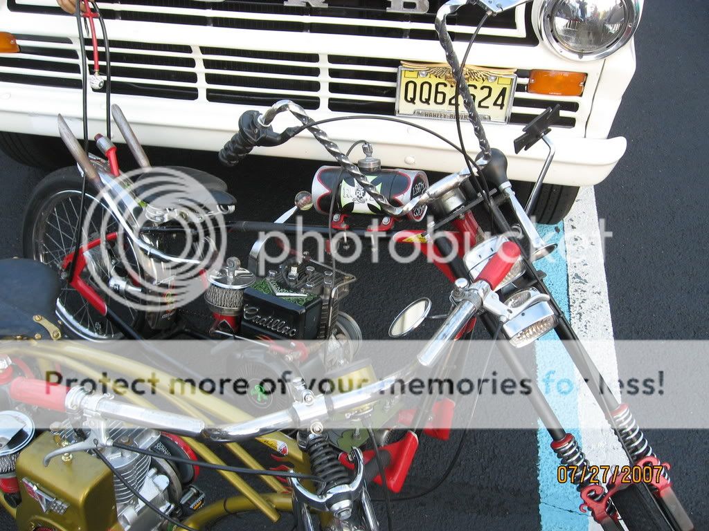 A pair of very cool motorized rat rod bikes | Rat Rod Bikes Bicycle Forum